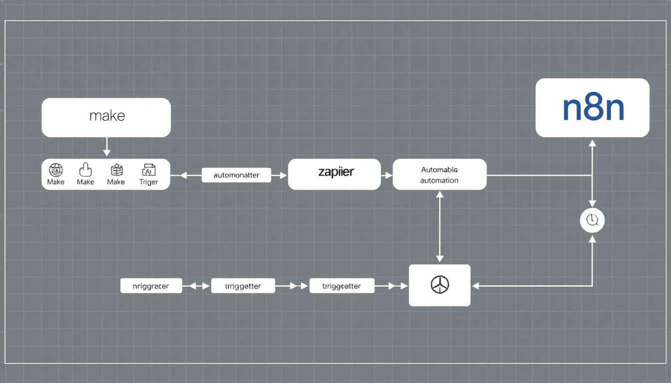自動化工作流程：Make、Zapier 與 n8n 應用案例分析